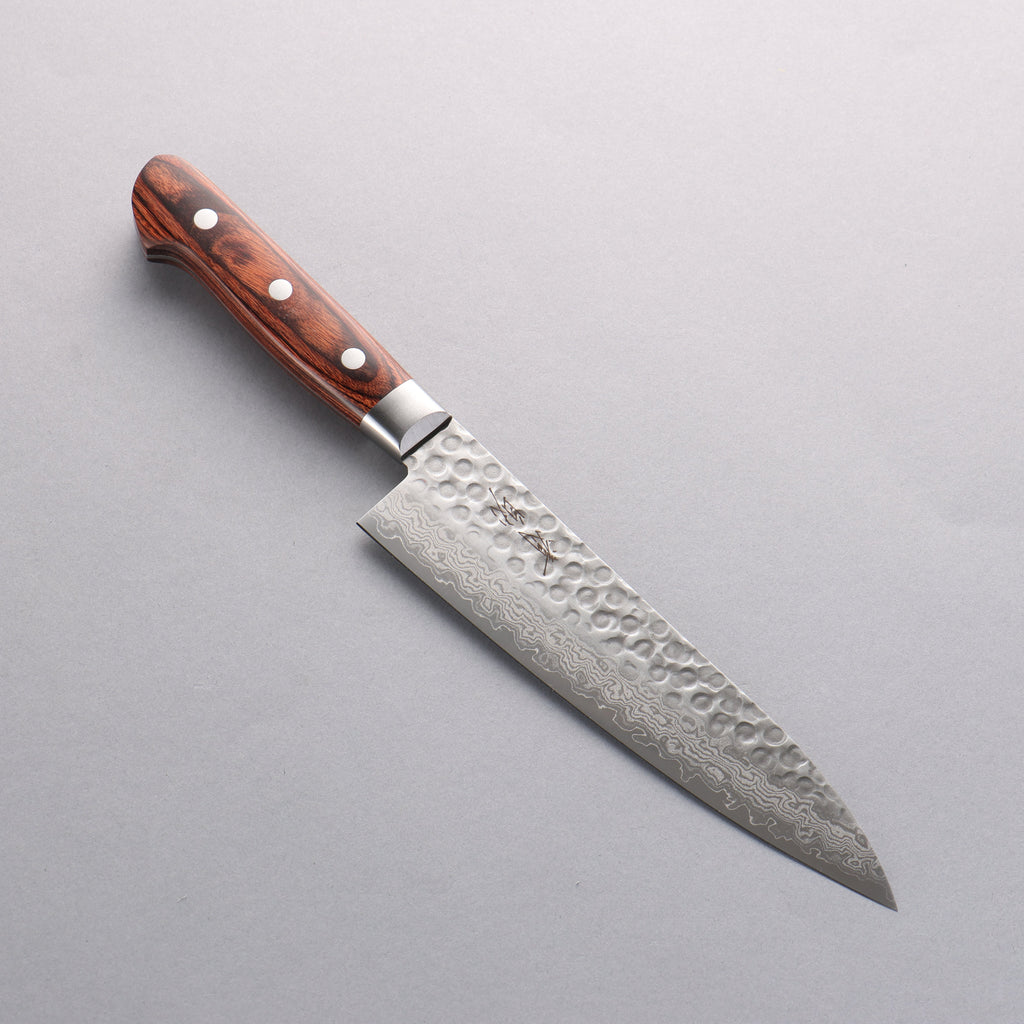 Seisuke VG10 17 Layer Damascus Gyuto 180mm Mahogany Handle