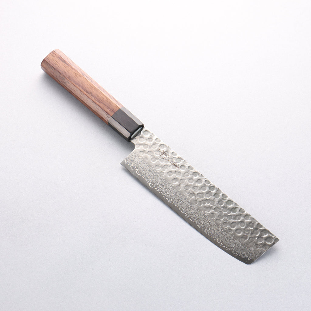 Seisuke AUS10 45 Layer Damascus Usuba 160mm Shitan Handle