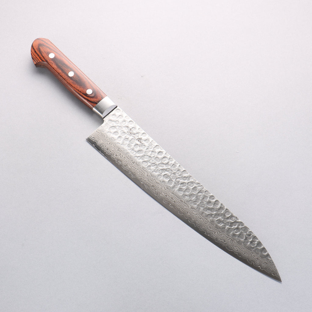Seisuke VG10 17 Layer Damascus Gyuto 270mm Mahogany Handle