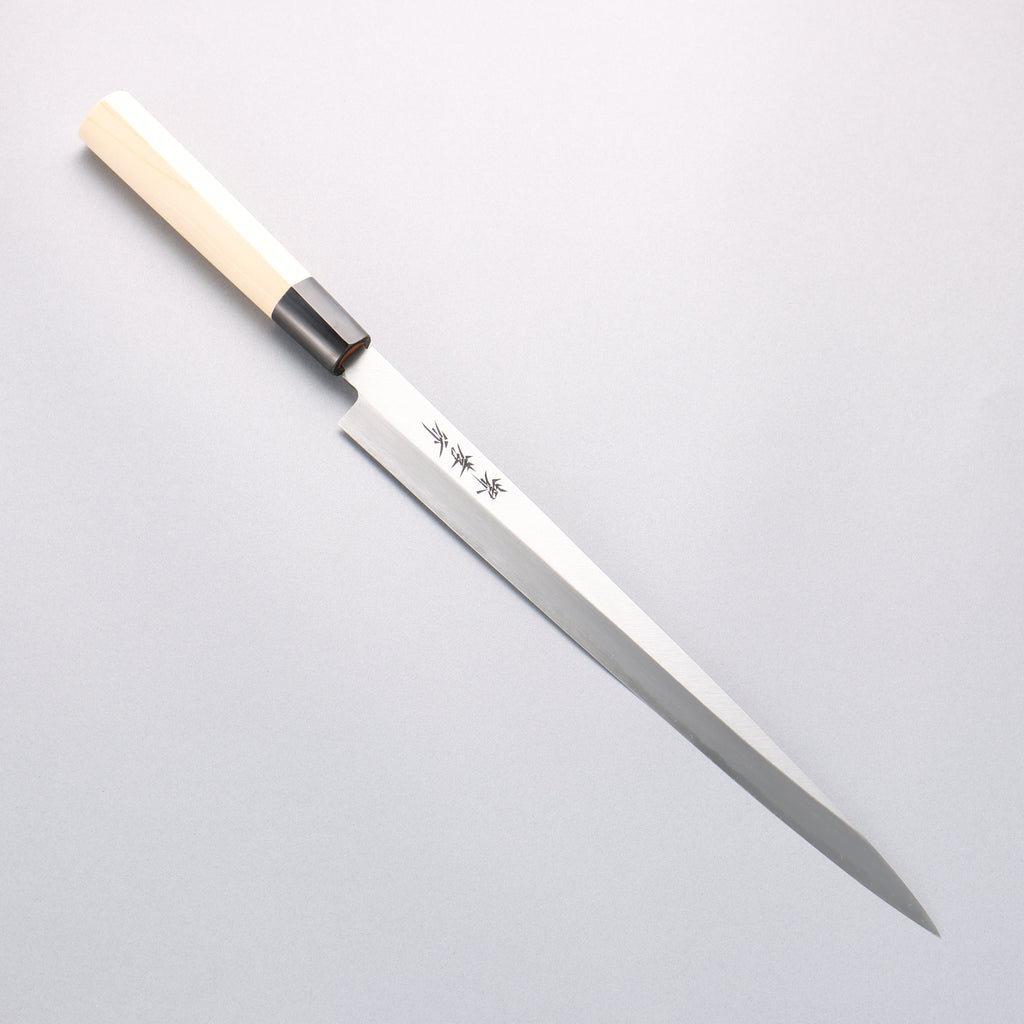 Sakai Takayuki Kasumitogi White Steel Fuguhiki Magnolia Handle
