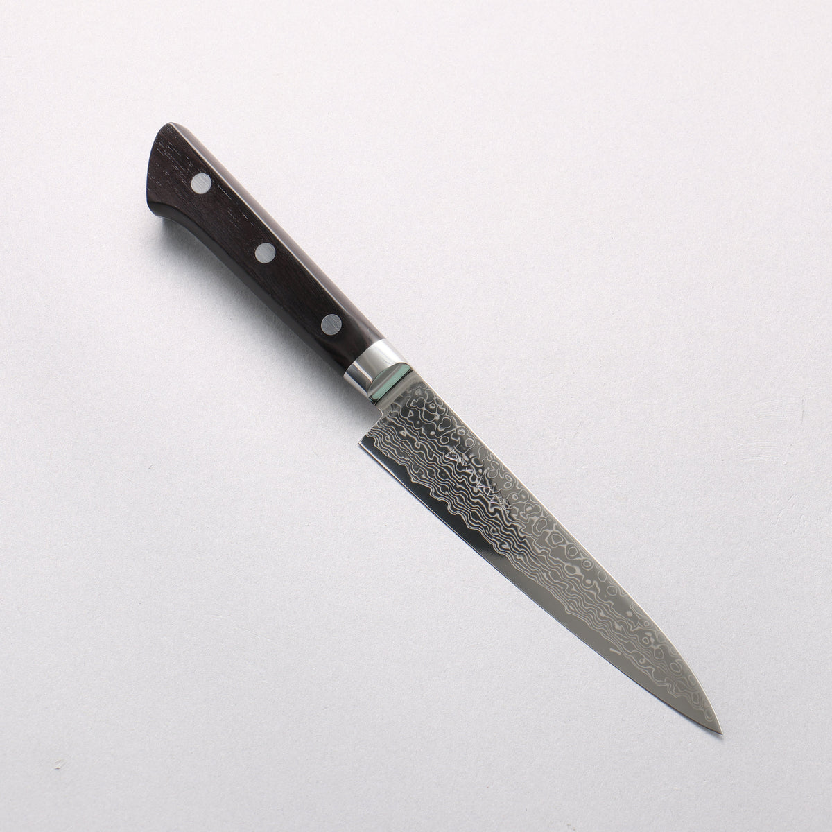 Ryusen Bonten Unryu VG10 63 Layer Damascus Petty-Utility 135mm Black P ...
