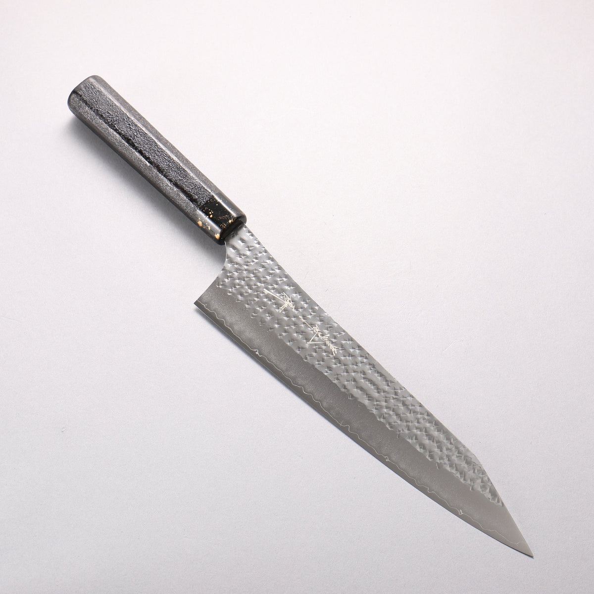 Yu Kurosaki Senko Ei SG2 Hammered Gyuto 240mm Black Lacquered Handle ...