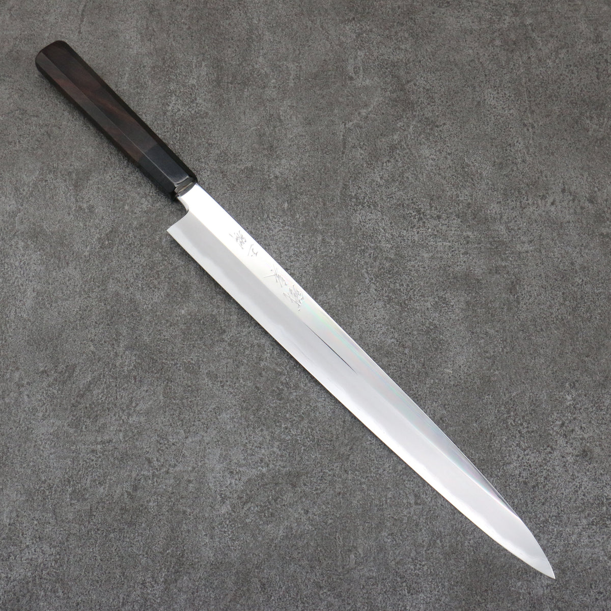 Tessen by Tanaka Tamahagane Yanagiba 315mm Ebony Wood Handle with Shea ...