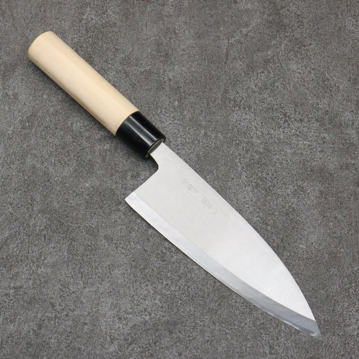 Nakaniida White Steel No.2 Migaki Polish Finish Deba 165mm Magnolia Ha ...