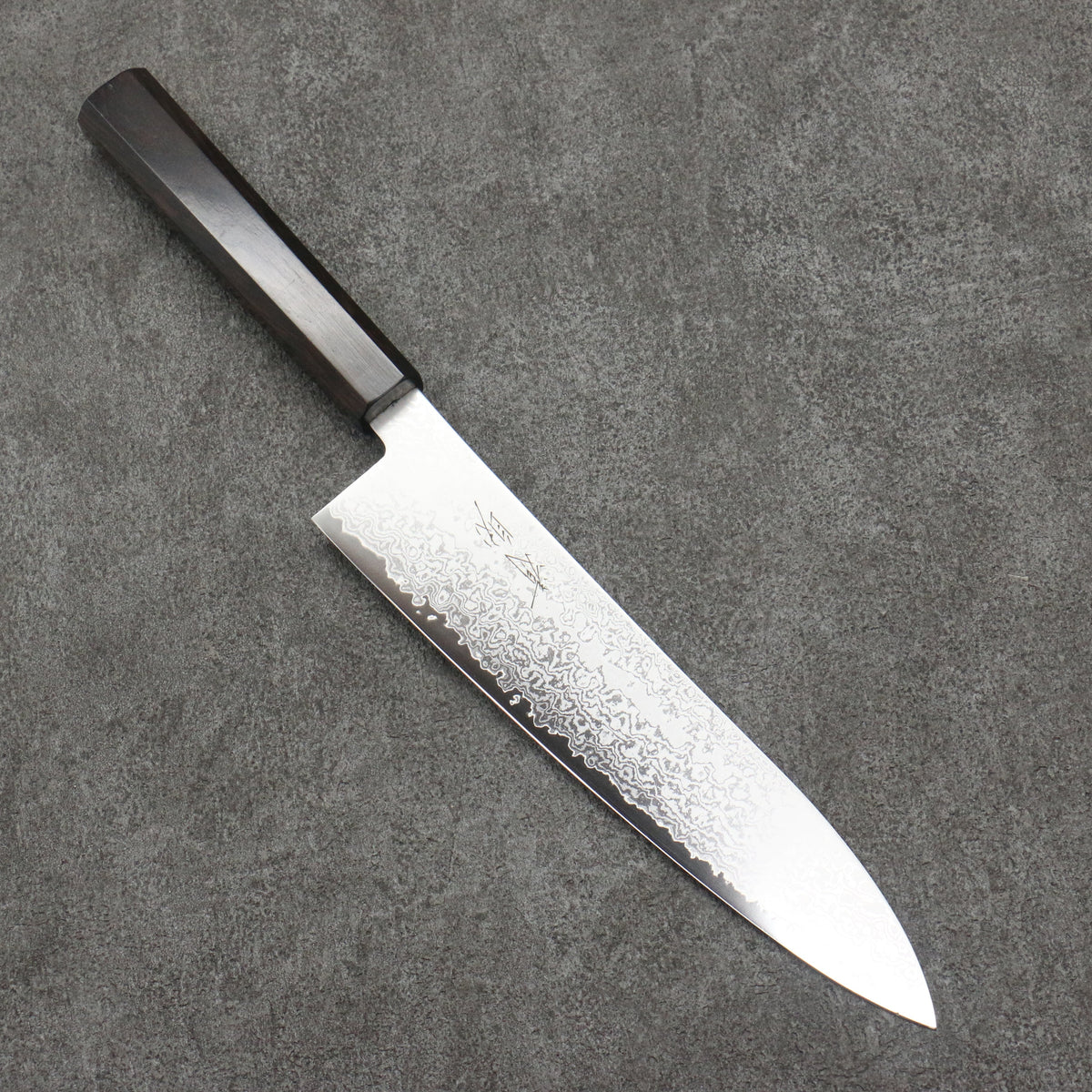 Seisuke VG10 Damascus Gyuto 210mm Ebony Wood Handle – Seisuke Knife ...