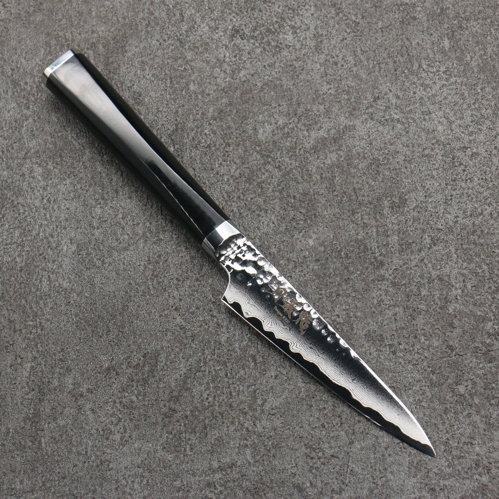 Ryusen Tanganryu VG10 67 Layer Damascus Petty-Utility 105mm Black Mica