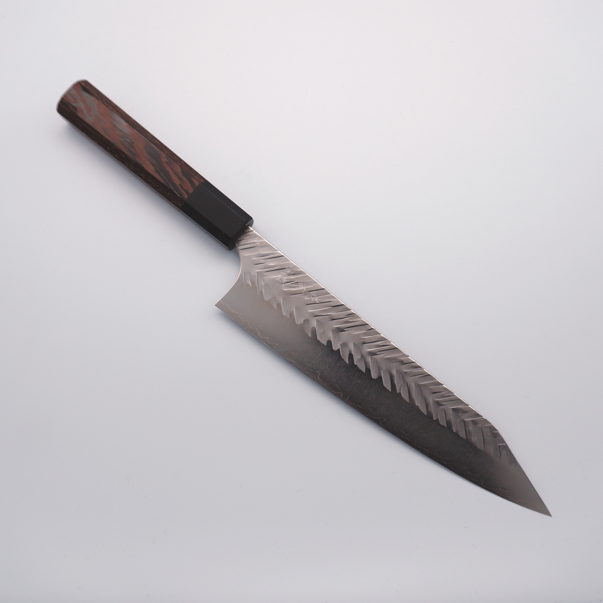 Yoshimi Kato SG2 V-Hammered Kiritsuke Gyuto 210mm Wenge Handle ...