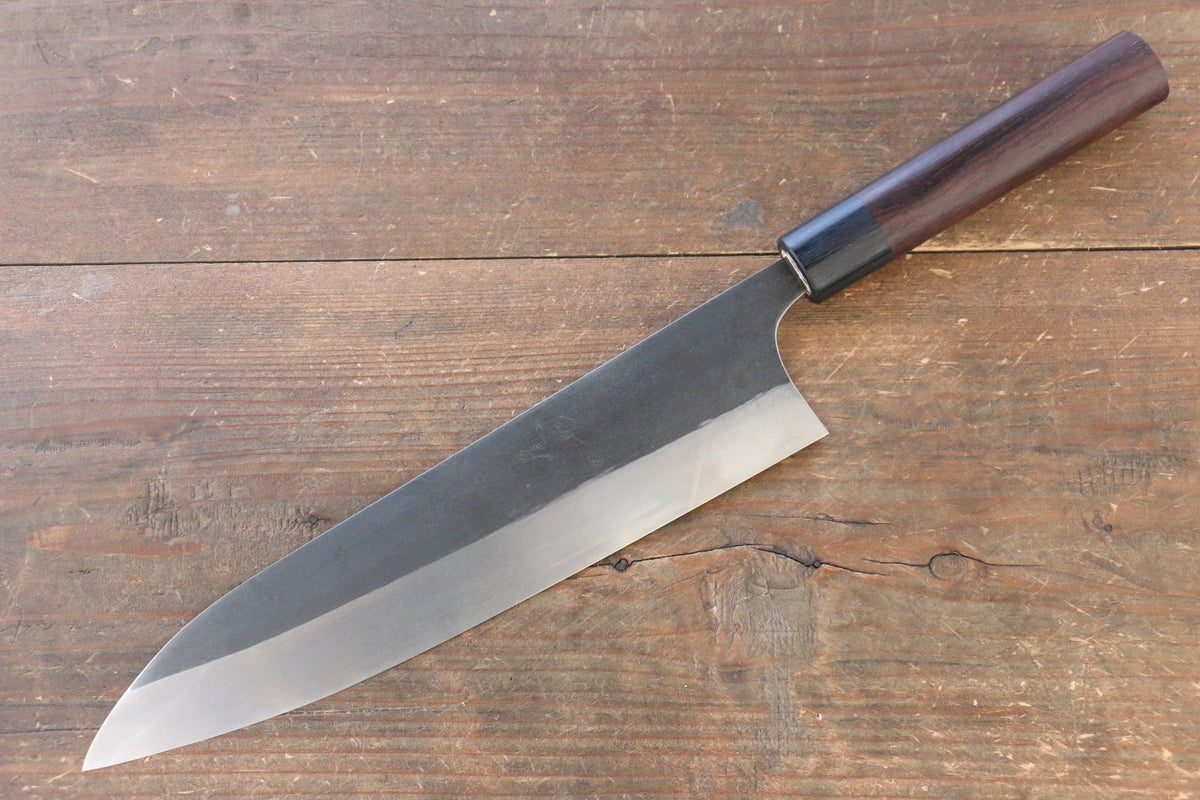 Shungo Ogata SG2 Kurouchi Black Finished Gyuto 240mm Shitan Handle ...