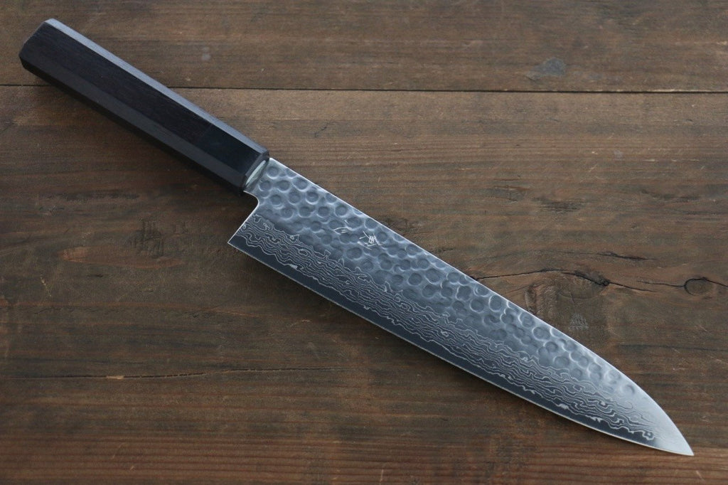 Seisuke AUS10 Gyuto 210mm Shitan Handle