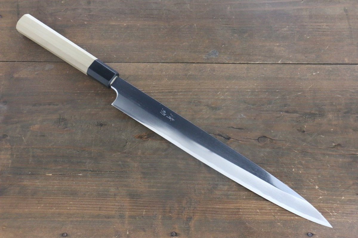 Seisuke White Steel No.2 Yanagiba 300mm Shitan Handle – Seisuke Knife ...