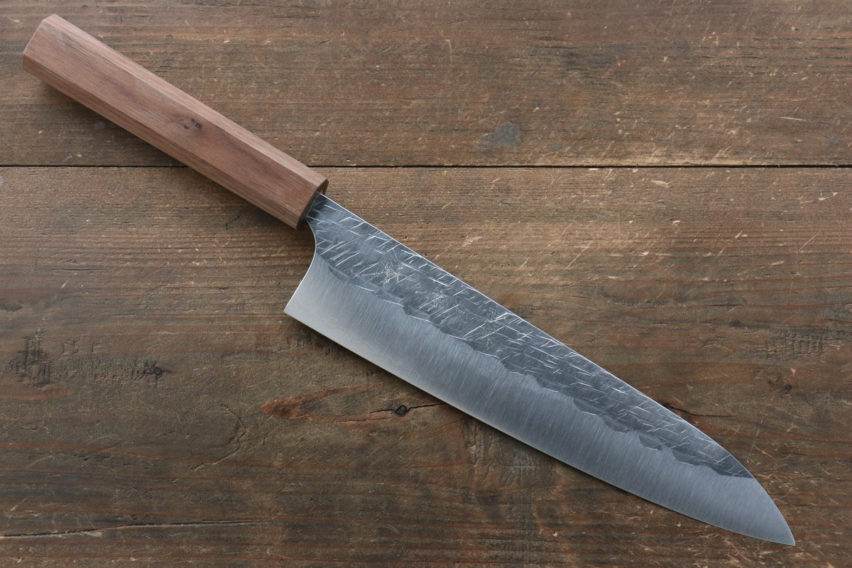 Yu Kurosaki Raijin Cobalt Special Steel Hammered Gyuto 210mm Walnut Ha ...